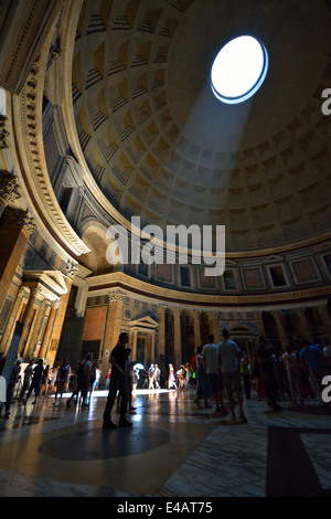 Italy, Rome - The Pantheon, dome with skylight Stock Photo - Alamy