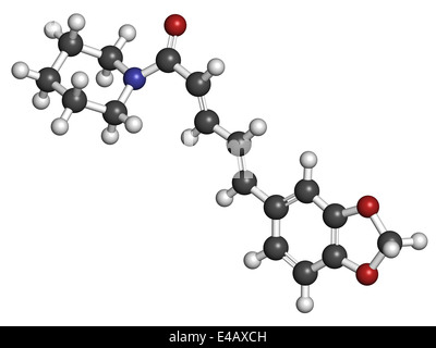 Piperine black pepper molecule. Responsible for the pungency of black ...
