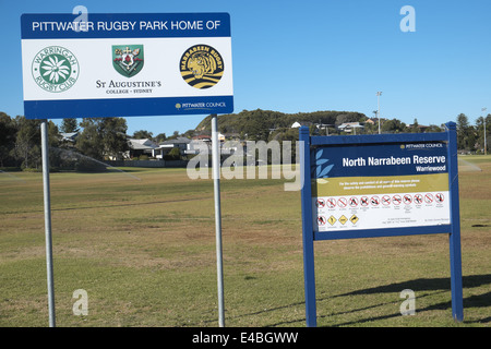 north narrabeen reserve and pittwater rugby park, in narrabeen on ...