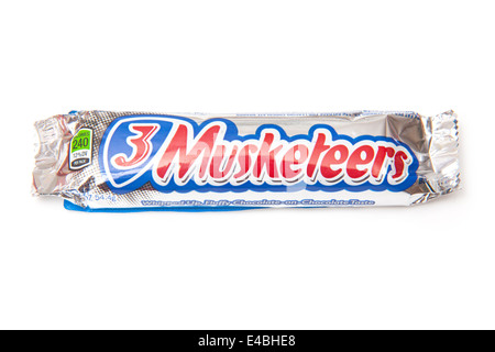 3 Musketeers candy bar Stock Photo - Alamy