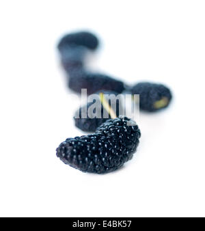 fresh ripe mulberry over white Stock Photo - Alamy