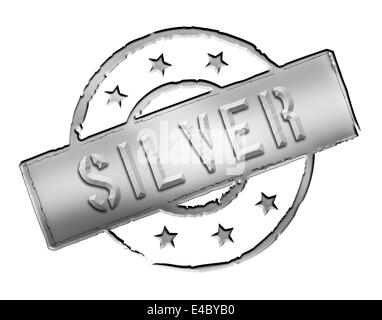 Stamp - Silver Stock Photo - Alamy