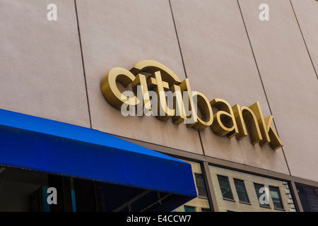 Citibank branch in Manhattan, New York City Stock Photo - Alamy
