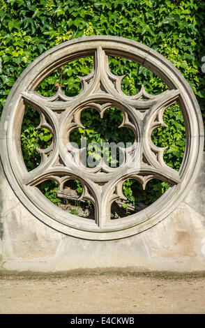 antique round stone window Stock Photo - Alamy