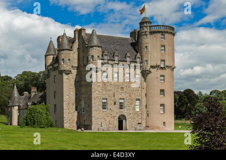Castle Fraser Kemnay Aberdeenshire Scotland inside the walled garden in ...