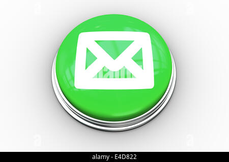Composite image of graphic of envelope on white background Stock Photo ...