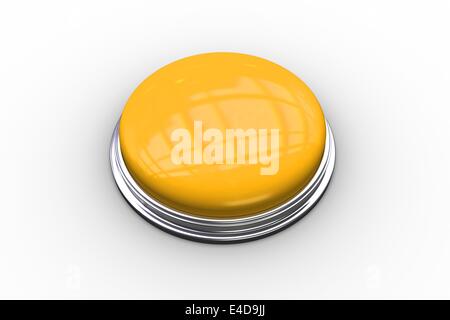 Digitally generated shiny yellow push button Stock Photo - Alamy