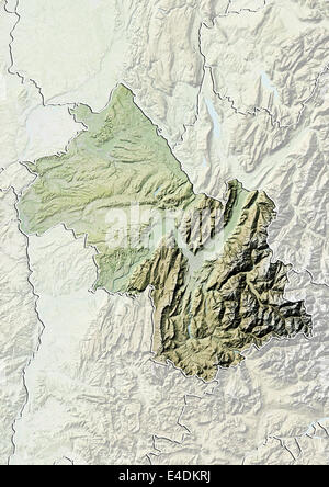 MAP OF ISÈRE FRANCE Stock Photo - Alamy
