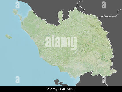 Map of Vendée France Stock Photo - Alamy