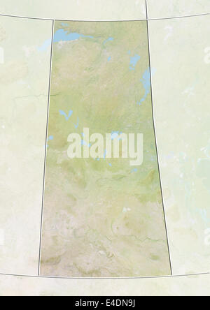 Province of Saskatchewan, Canada, Relief Map Stock Photo - Alamy