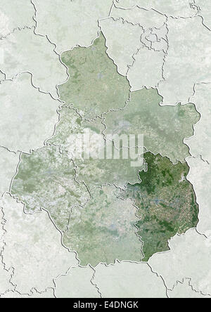 Departement of Cher, France, Relief Map Stock Photo - Alamy