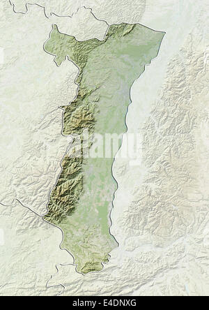 Region of Alsace, France, Relief Map Stock Photo - Alamy