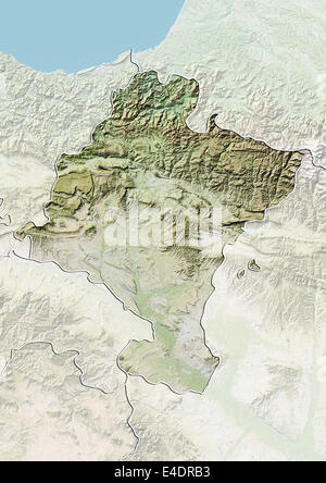 Navarre, Spain, Relief Map Stock Photo - Alamy