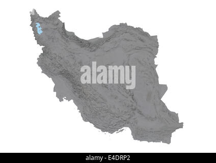 Iran, Relief Map Stock Photo - Alamy