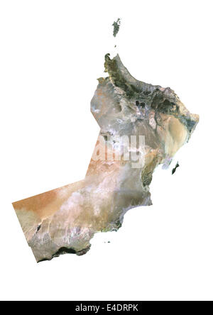 Oman, satellite image Stock Photo - Alamy