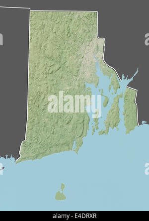 An aerial view of Rhode Island State House in Downtown Providence Stock ...