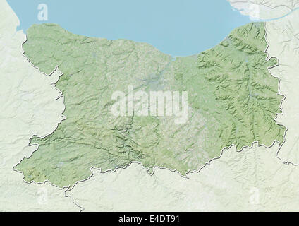 Map of Calvados France Stock Photo - Alamy