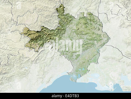 MAP OF GARD, FRANCE Stock Photo - Alamy