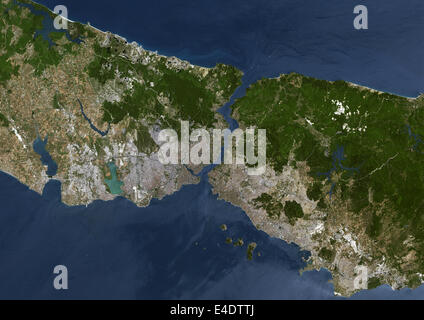 Satellite image of Istanbul Stock Photo - Alamy