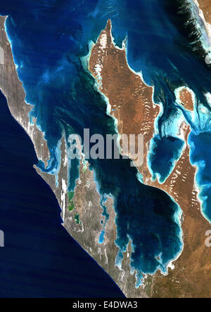 Map of Sharks Bay ( Western Australia Stock Photo - Alamy