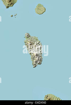 Map of Dominica Stock Photo - Alamy