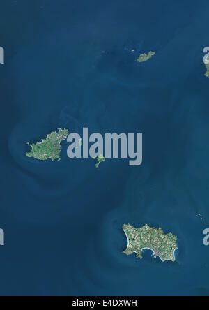 Map Herm island Channel islands Stock Photo - Alamy