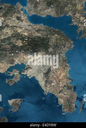 Athens, Greece, True Colour Satellite Image. Athens, Greece. True ...