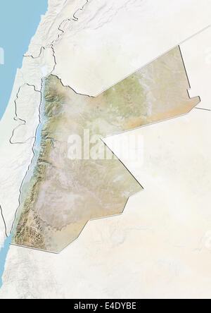 Jordan Amman map Stock Photo - Alamy