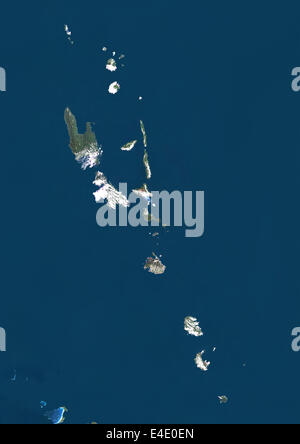 Vanuatu, satellite image Stock Photo - Alamy