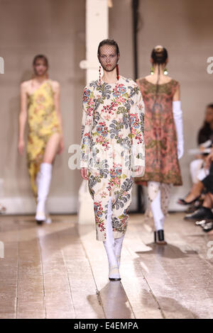 Models wear creations as part of the Martin Quad Spring/Summer 2027 ...