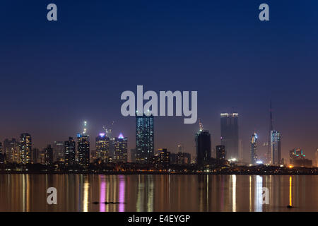 Mumbai skyline at night Stock Photo - Alamy