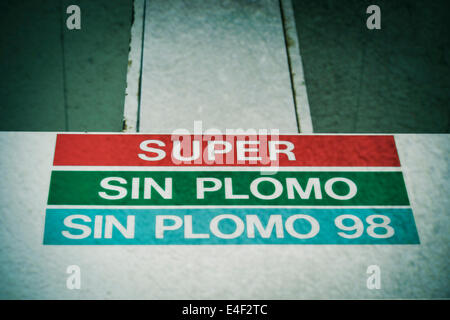 Legend Fuel Pump in Spain Stock Photo - Alamy