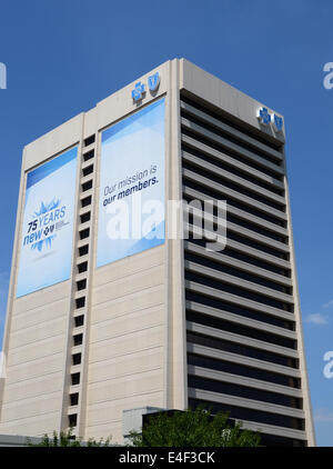 The Blue Cross Blue Shield of Michigan headquarters is seen on Friday ...