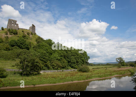 Dryslwyn Castle and River Tywi in the lower Tywi Valley Carmarthenshire ...