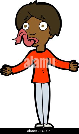 cartoon woman telling lies Stock Vector Image & Art - Alamy
