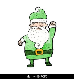 Angry Santa Claus Father Christmas Cartoon Mascot Stock Vector Image ...