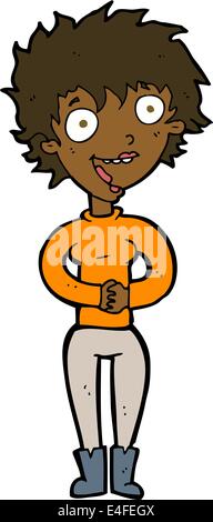 cartoon crazy excited woman Stock Vector Image & Art - Alamy