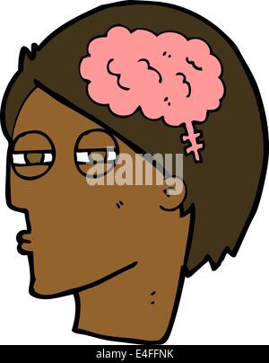 cartoon man thinking carefully Stock Vector Image & Art - Alamy