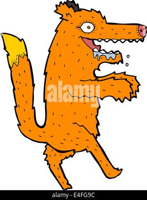 hungry fox cartoon character Stock Vector Image & Art - Alamy