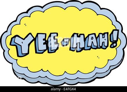cartoon yeehah symbol Stock Vector Image & Art - Alamy