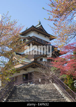 The Takashima Castle in Nagano prefecture, Japan Stock Photo - Alamy