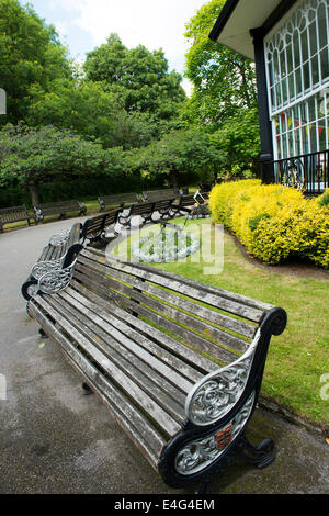 Summer at the bandstand at Nottingham Castle, Nottinghamshire England ...