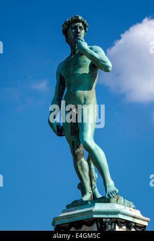 Florence. Italy. Bronze statue of David (ca.1430-1440) by Donatello ...