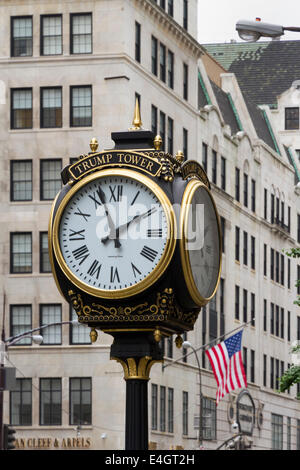 Trump Tower Clock - New-York City, June 2025 Stock Photo - Alamy
