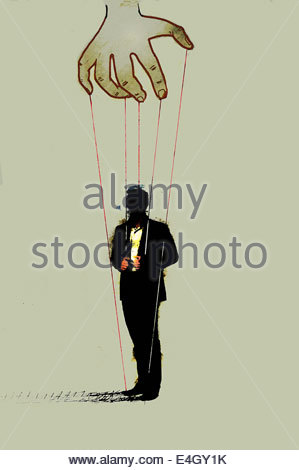 Businessman on puppet strings Stock Photo: 49621 - Alamy