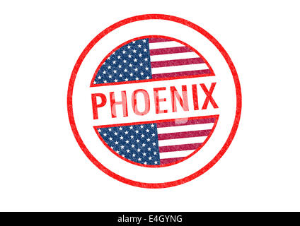 PHOENIX Rubber Stamp over a white background Stock Photo - Alamy