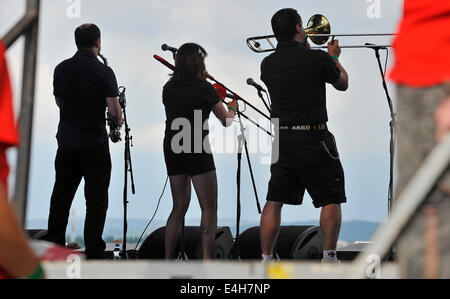 Tabor, Czech Republic. 11th July, 2014. The music festival Mighty ...