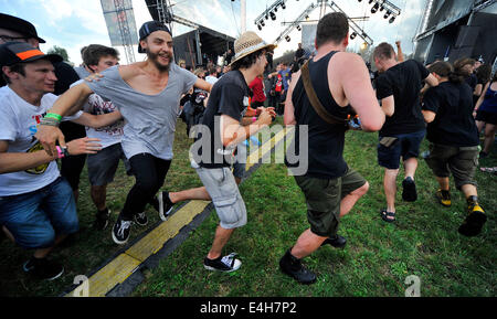 Tabor, Czech Republic. 11th July, 2014. The music festival Mighty ...