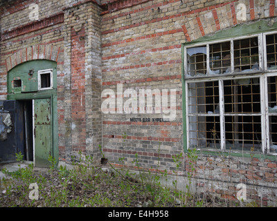 Interior of an abandoned Soviet military base, Latvia Stock Photo - Alamy