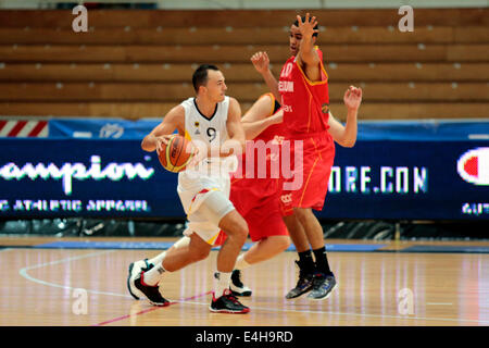 Trentino, Italy. 10th July, 2014. Trentino International Basketball Cup ...